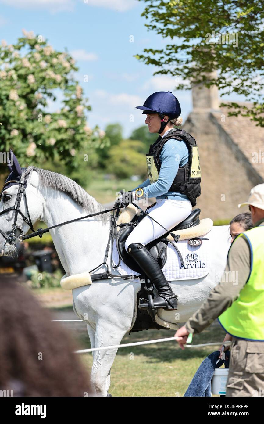Lara de Liedekerke-Meier of Belgium with Hooney D'Arville during the ...