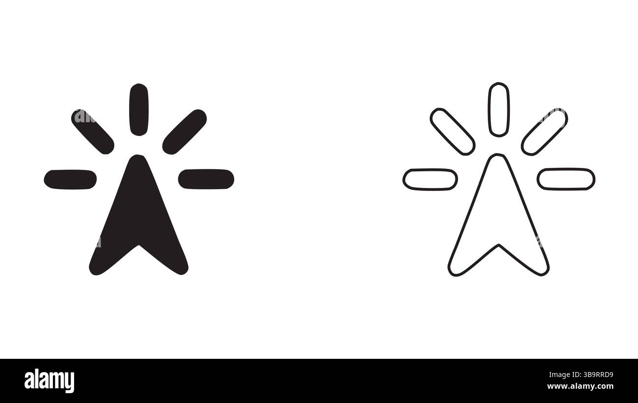 Cursor icon animation hi-res stock photography and images - Alamy