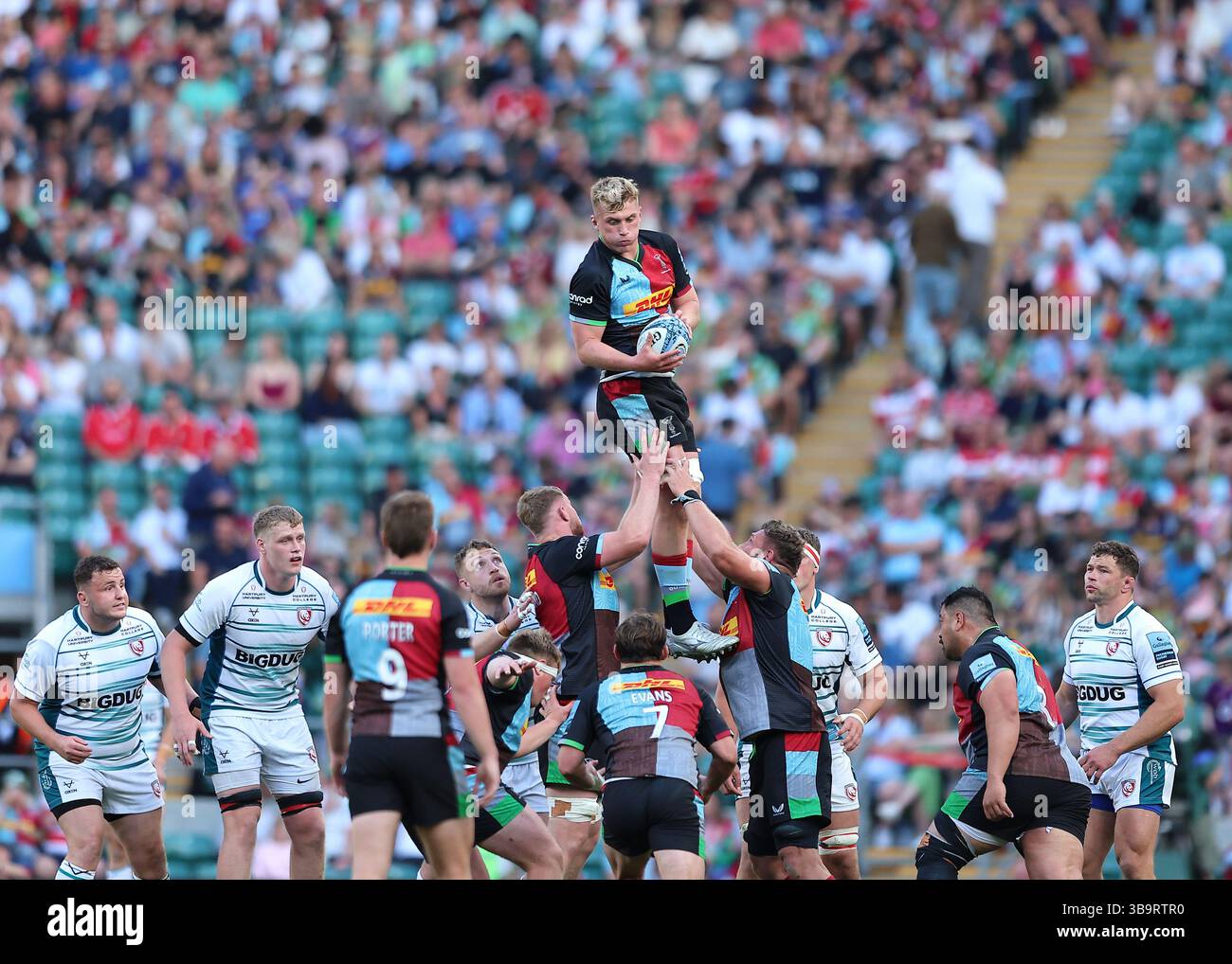 Allianz Stadium, London, UK. 10th May, 2025. Gallagher Premiership ...