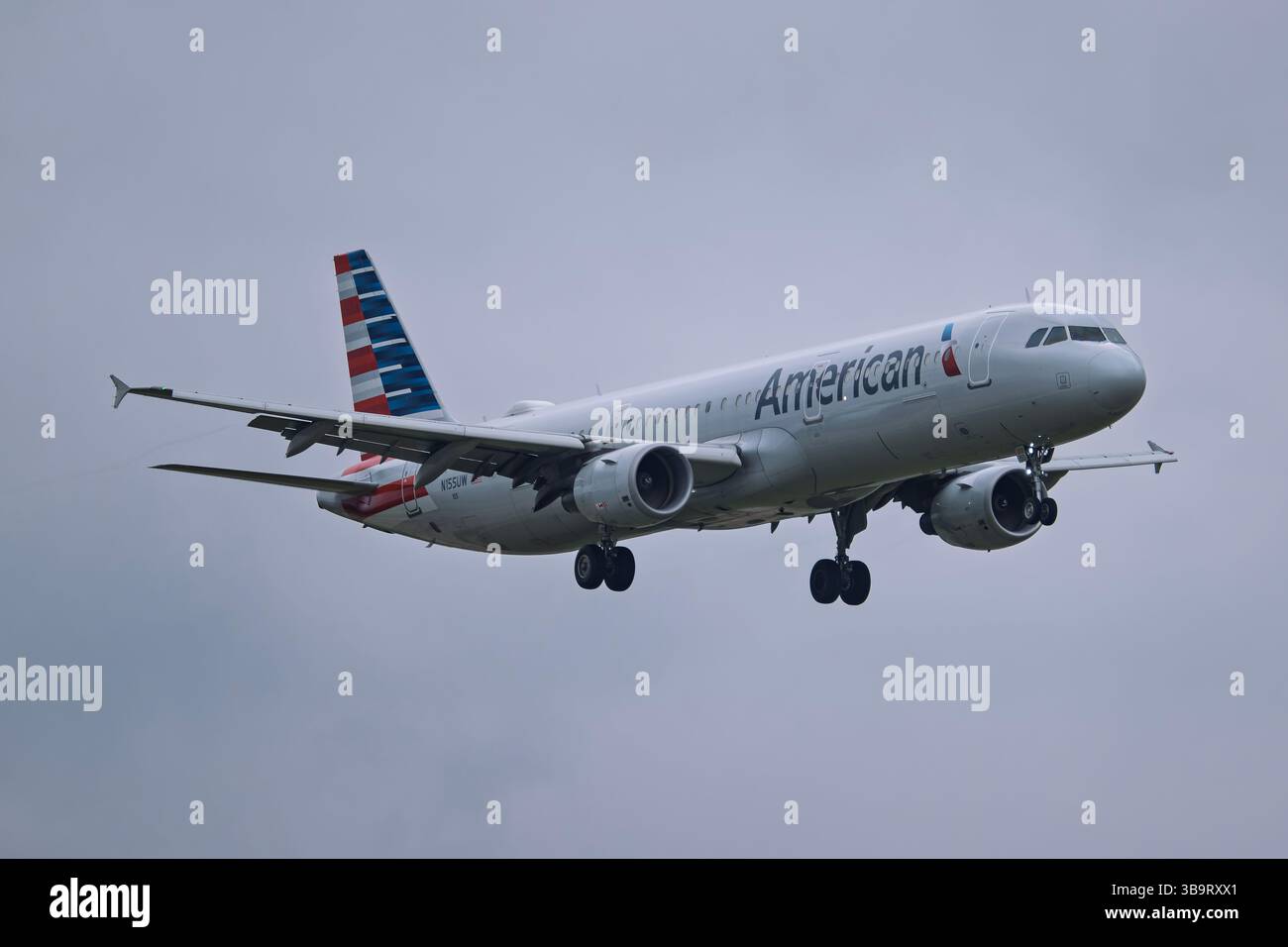DFW Intl Airport 4-20-2025 Grapevine, TX USA American Airlines Airbus ...