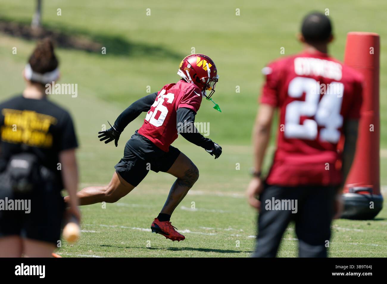 Washington Commanders undrafted free agent defensive back Gabe Taylor ...