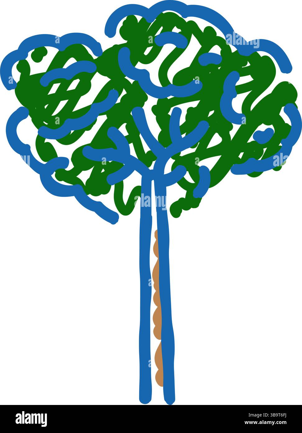 brazil nut tree icon doodle illustration Stock Vector Image & Art - Alamy