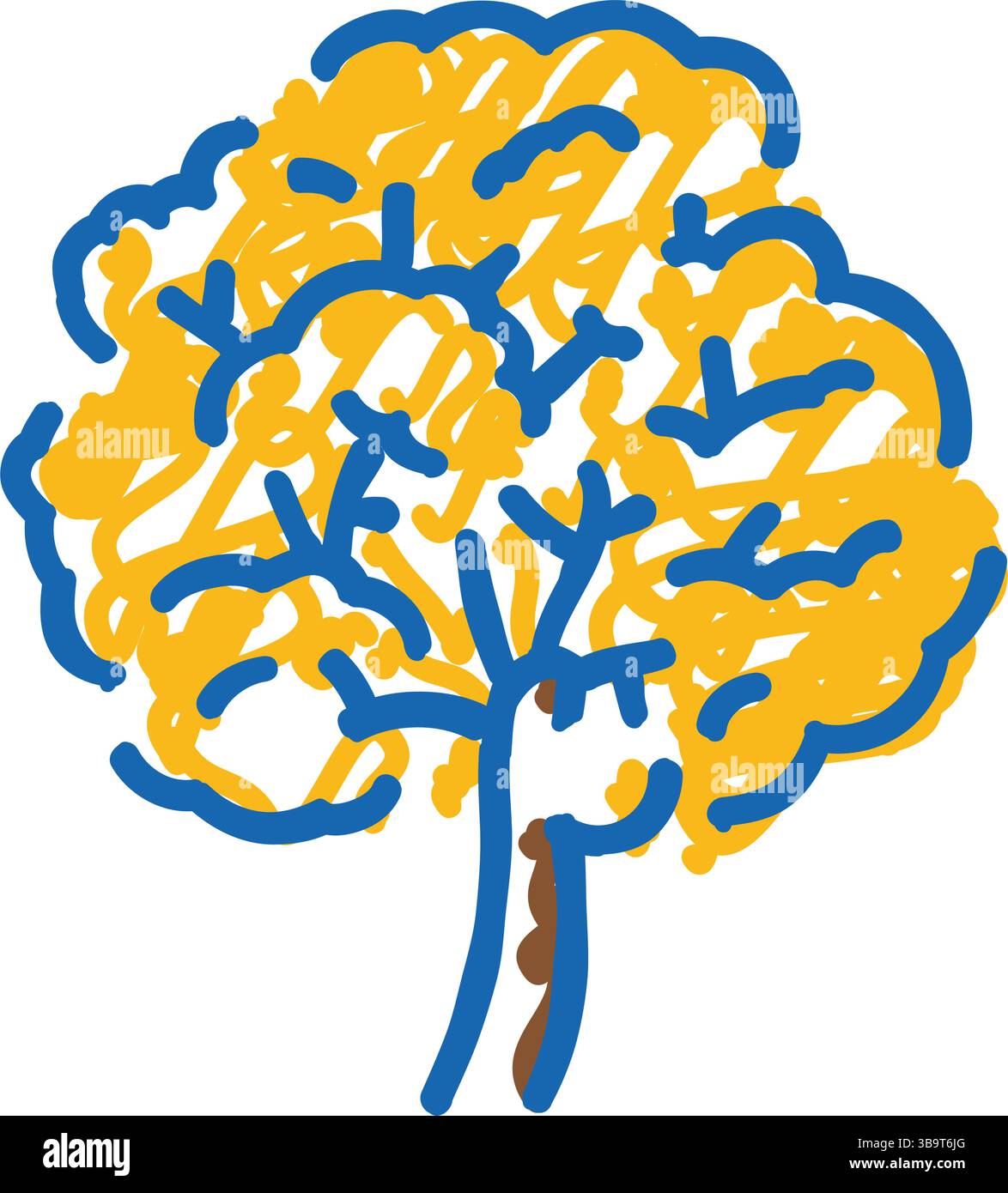 ipe jungle amazon icon doodle illustration Stock Vector Image & Art - Alamy