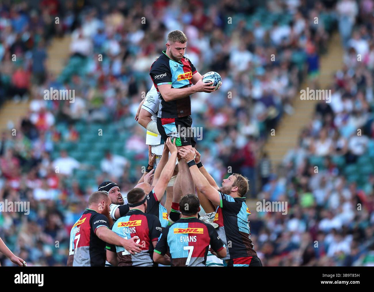 Allianz Stadium, London, UK. 10th May, 2025. Gallagher Premiership ...
