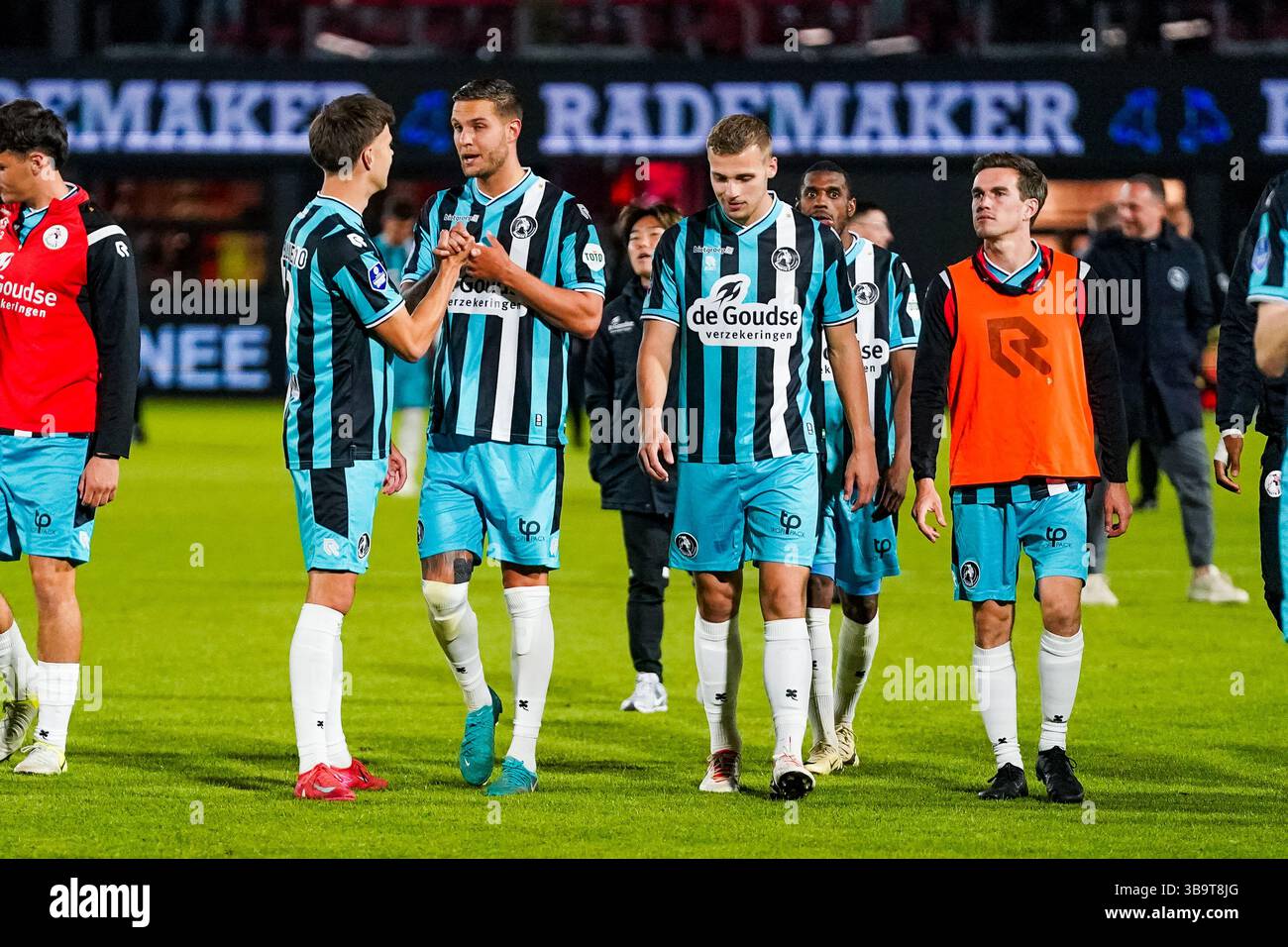 Almere - Mike Eerdhuijzen of Sparta Rotterdam, Rick Meissen of Sparta ...