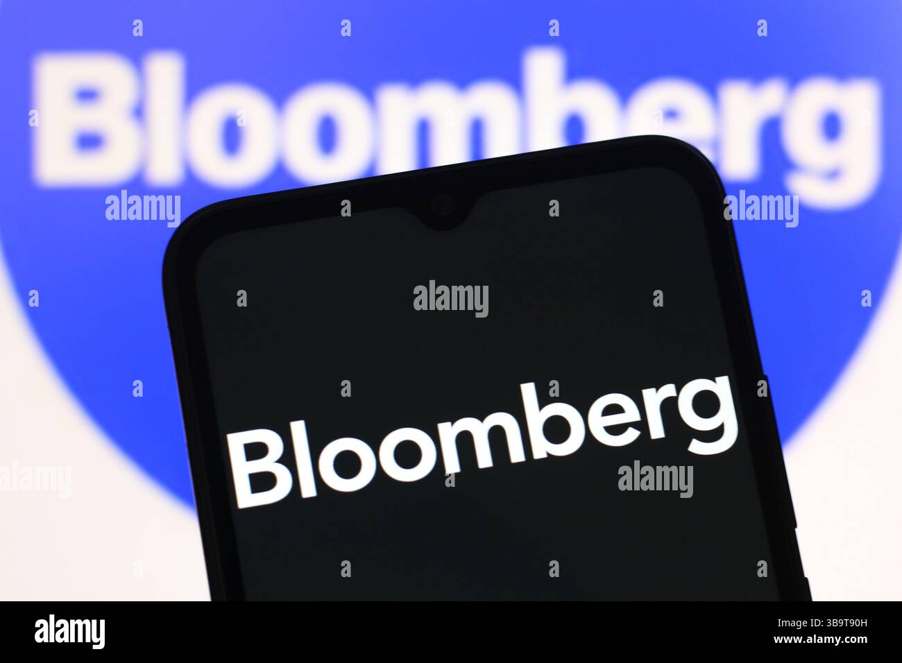 Canada. 10th May, 2025. In this photo illustration, the Bloomberg logo ...