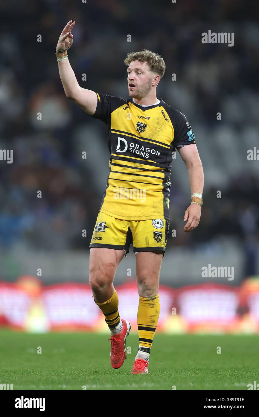 CAPE TOWN, SOUTH AFRICA - MAY 10: Dragons RFC co-captain Angus O’Brien ...
