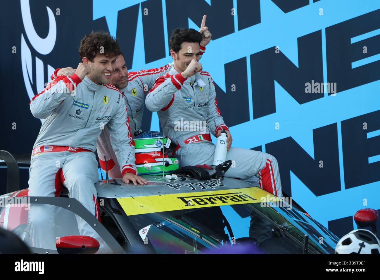 Francorchamps, Wallonia, Belgium. 10th May, 2025. The #21 AF CORSE ...