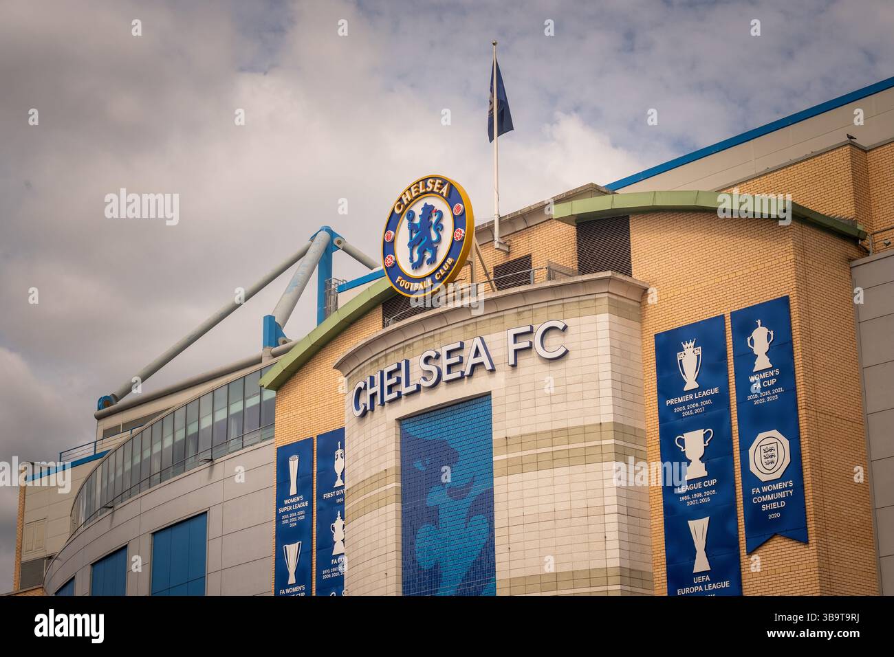 LONDON- MAY 7, 2025: Stamford Bridge, the home ground of Chelsea ...