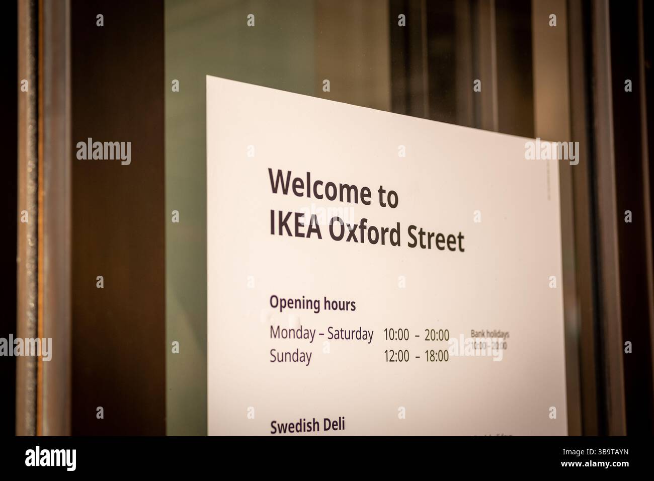 LONDON- MAY 8, 2025: Ikea store on Oxford Street. Landmark new store ...