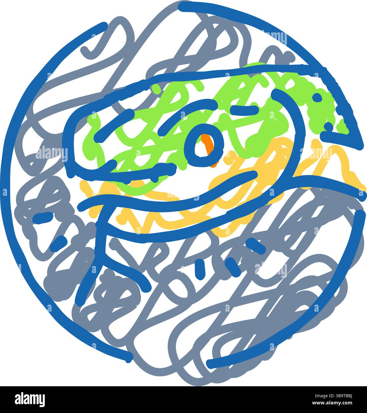 snake tongue animal icon doodle illustration Stock Vector Image & Art ...