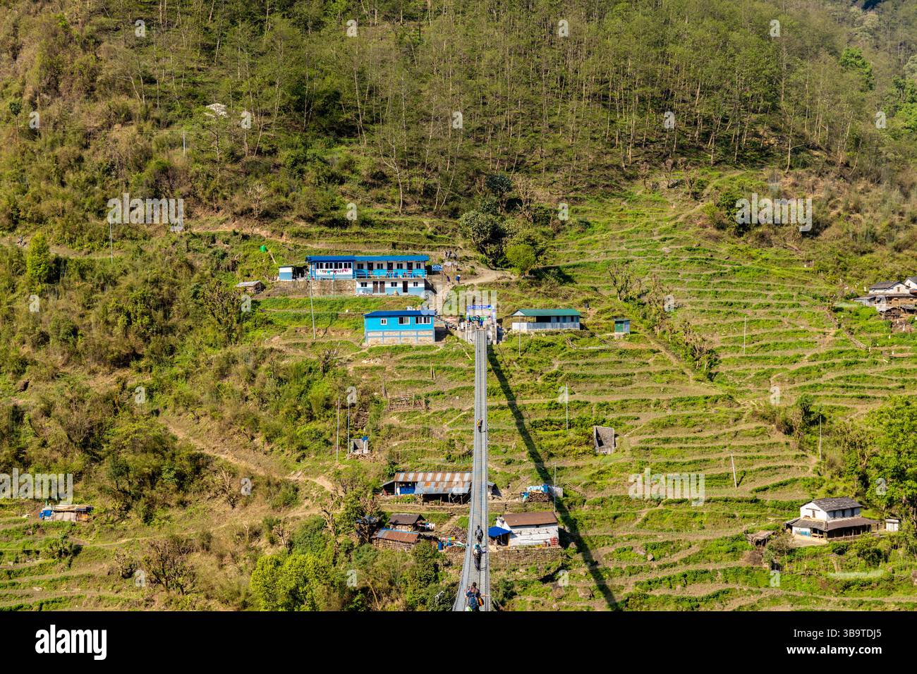 04042025 - Pokhara, Nepal. People on Annapurna Base Camp trek in Nepal ...