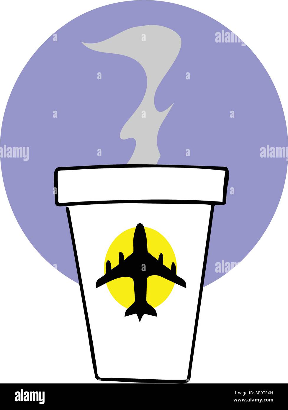 Airport decorative icons black set with lounge boarding custom and ...