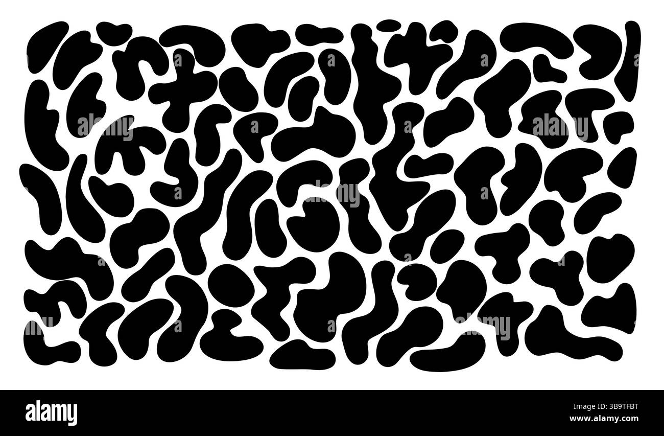 Vector wave shapes illustration Black and White Stock Photos & Images ...