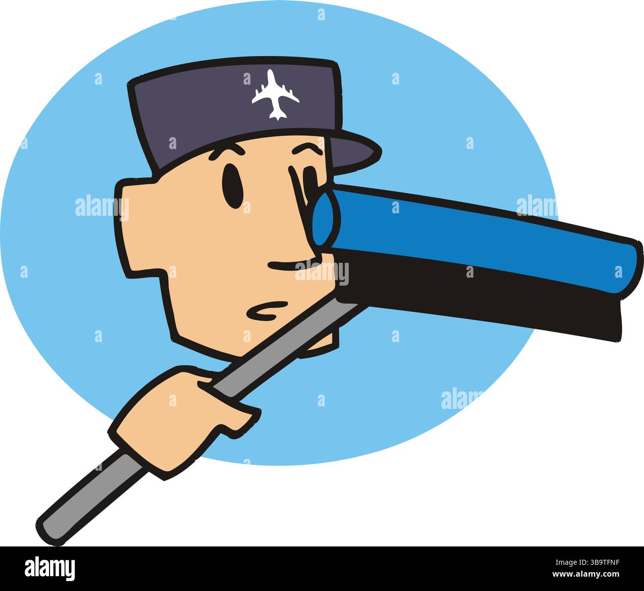 Airport Cleaning Company Employees Cartoon Characters Clean Air ...