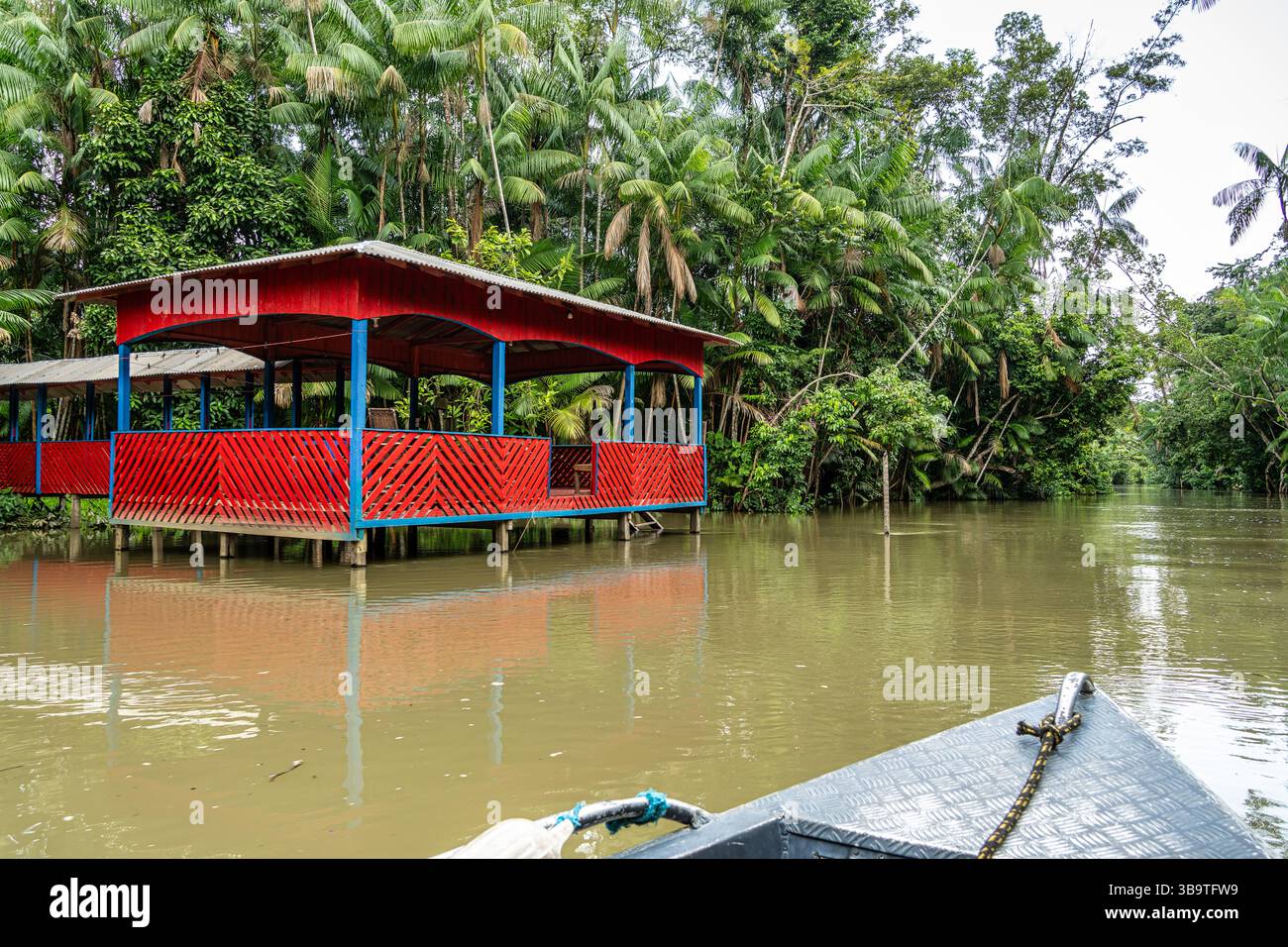 River boat tour on the Guama River at Belem do Para, a city on the ...