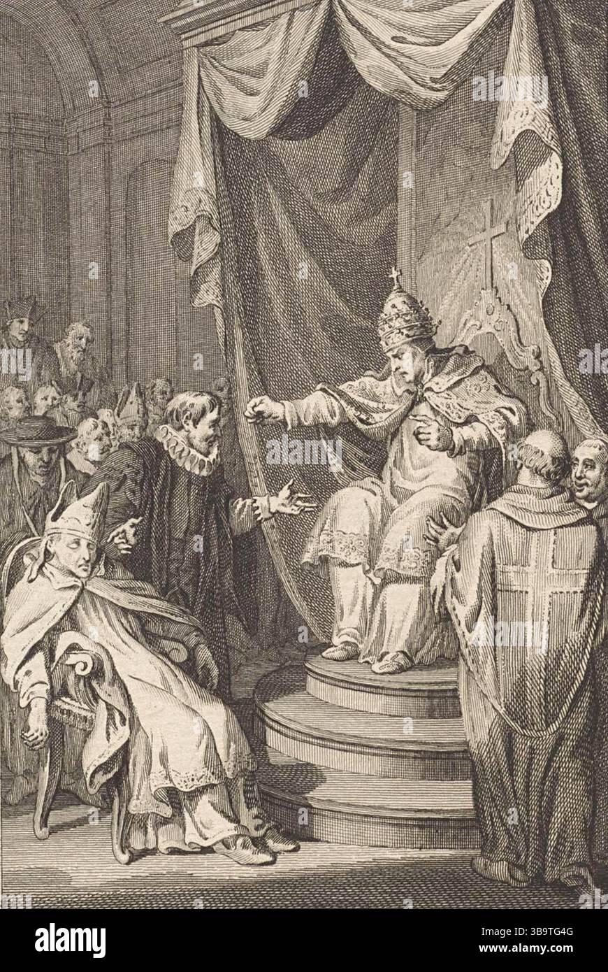 The Cadaver Synod of 897. Pope Stephen VI was Pope from 22 May 896 ...