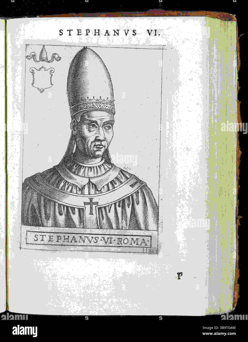 A 1580 portrait of Pope Stephen VI. Pope Stephen VI was Pope from 22 ...