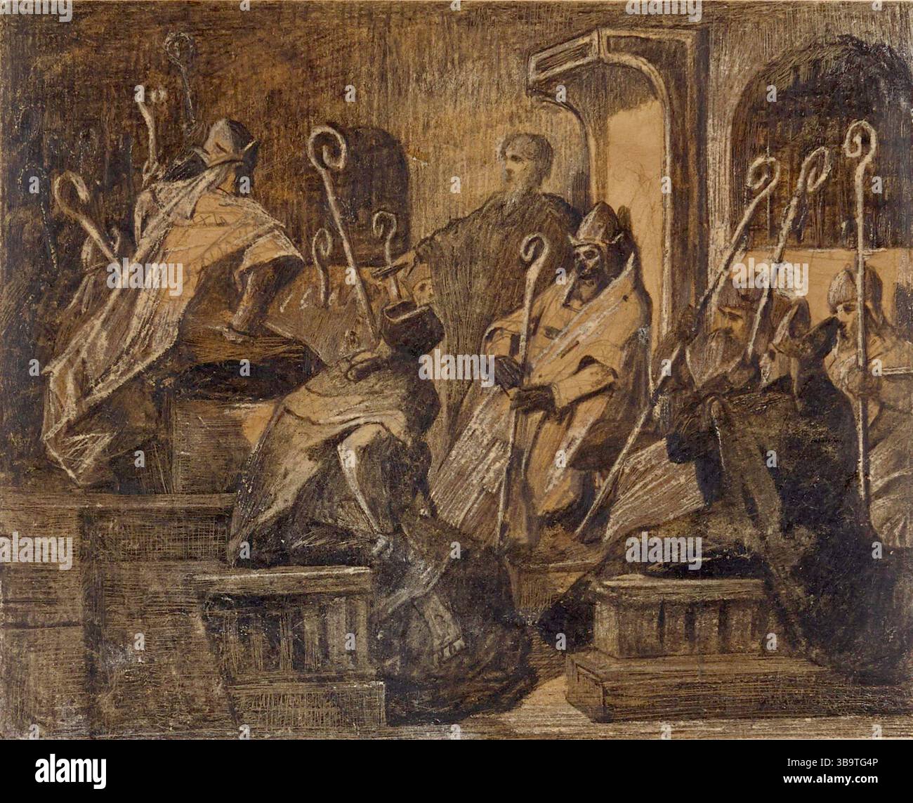 The Cadaver Synod of 897. Pope Stephen VI was Pope from 22 May 896 ...