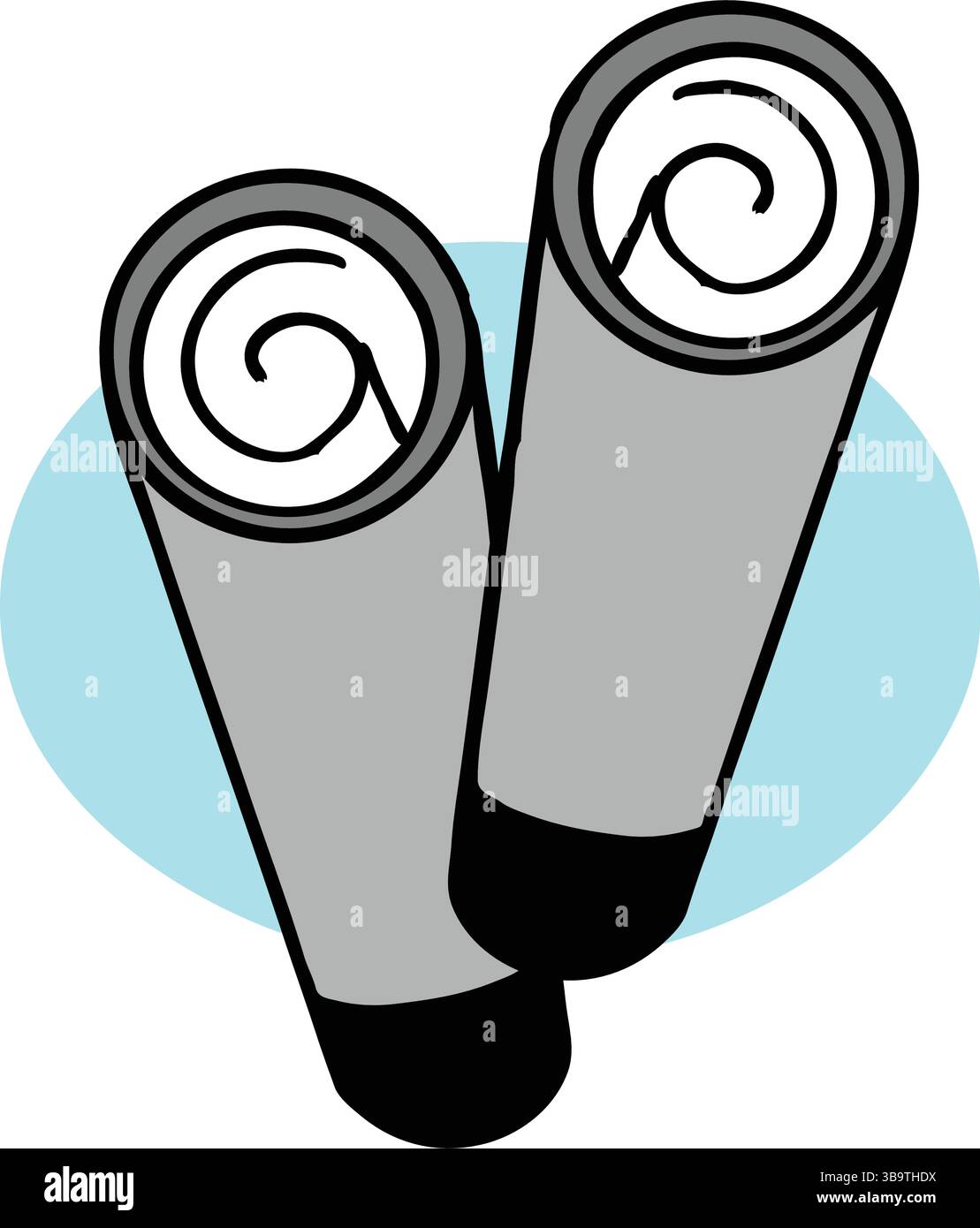 An abstract vector illustration shows a drawings tubes contains ...