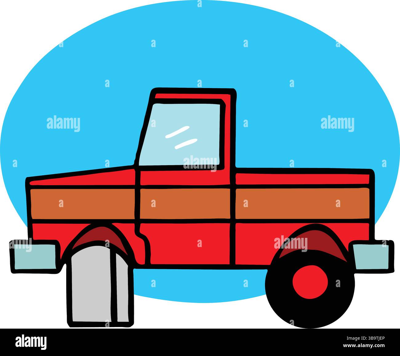 Car without tire Stock Vector Images - Alamy