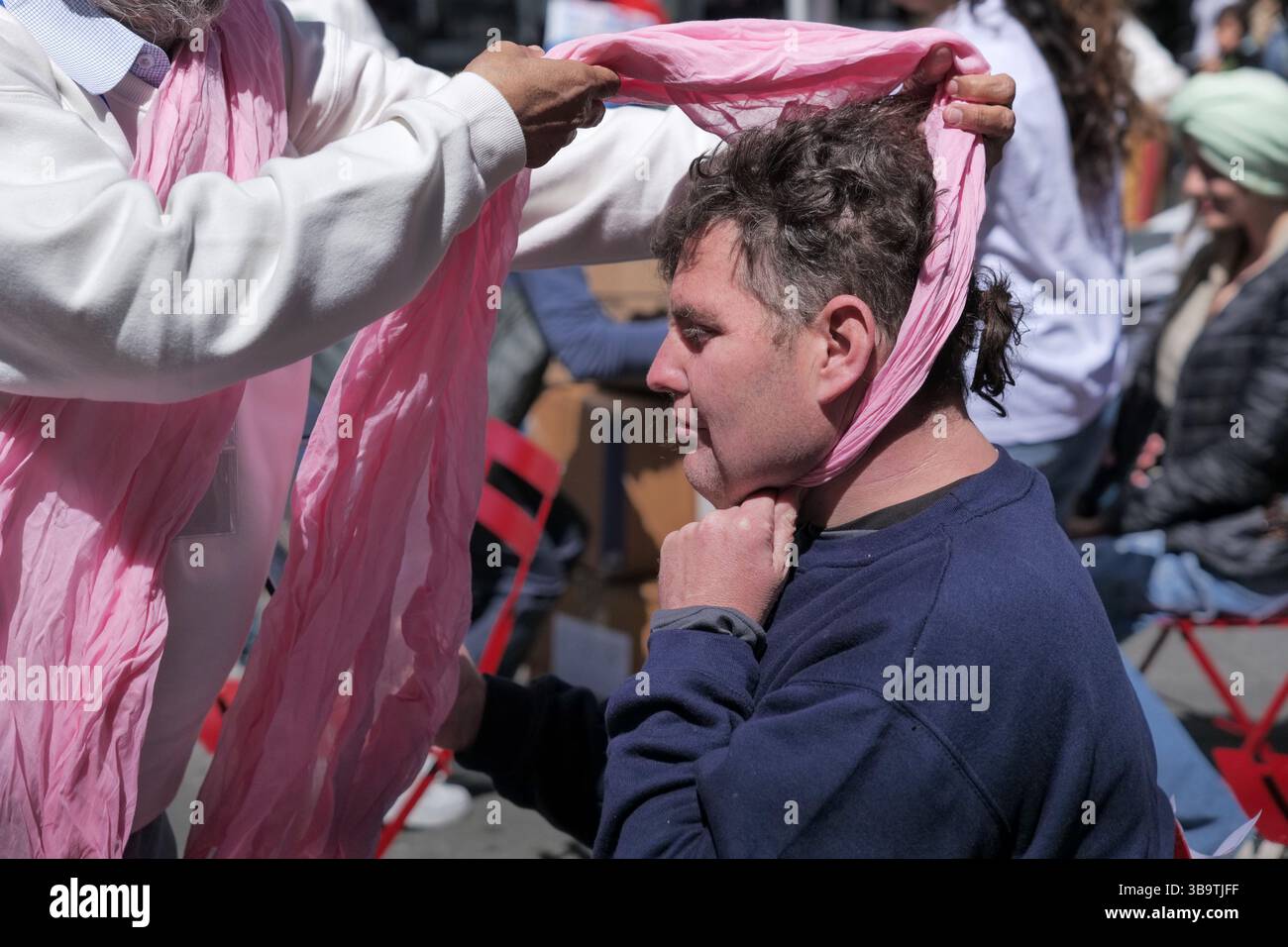 New York, New York, USA. 10th May, 2025. Turban Day in Times Square ...