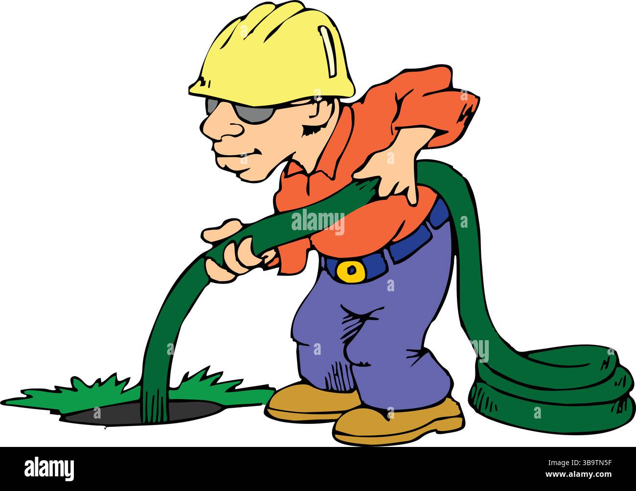 Manhole in water Cut Out Stock Images & Pictures - Alamy