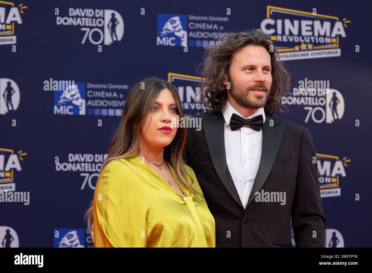 Rome, Italy - May 7, 2025: Roberta Risola and Vito Giuseppe Zito attend ...