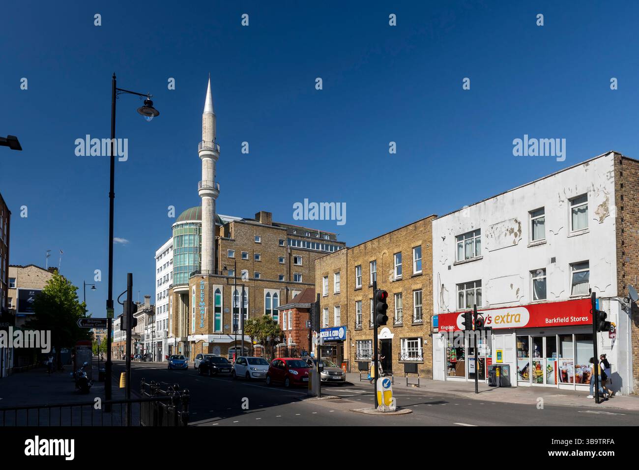 London, UK, 10 May 2025, The Suleymaniye Mosque is a Sunni mosque ...