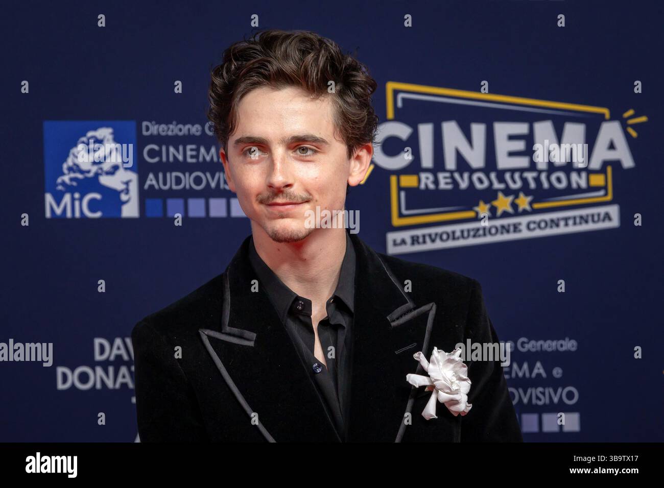 Rome, Italy - May 7, 2025: Timothee Chalamet attends the red carpet ...