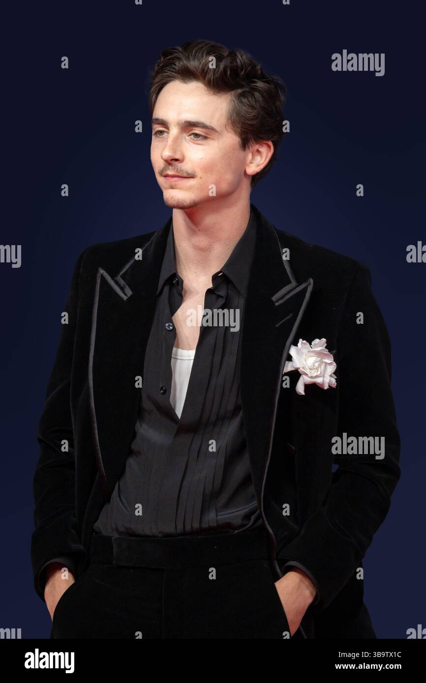 Rome, Italy - May 7, 2025: Timothee Chalamet attends the red carpet ...