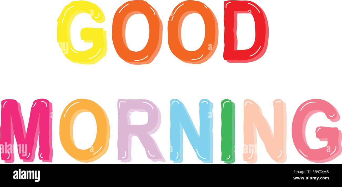 Beautiful morning Cut Out Stock Images & Pictures - Alamy