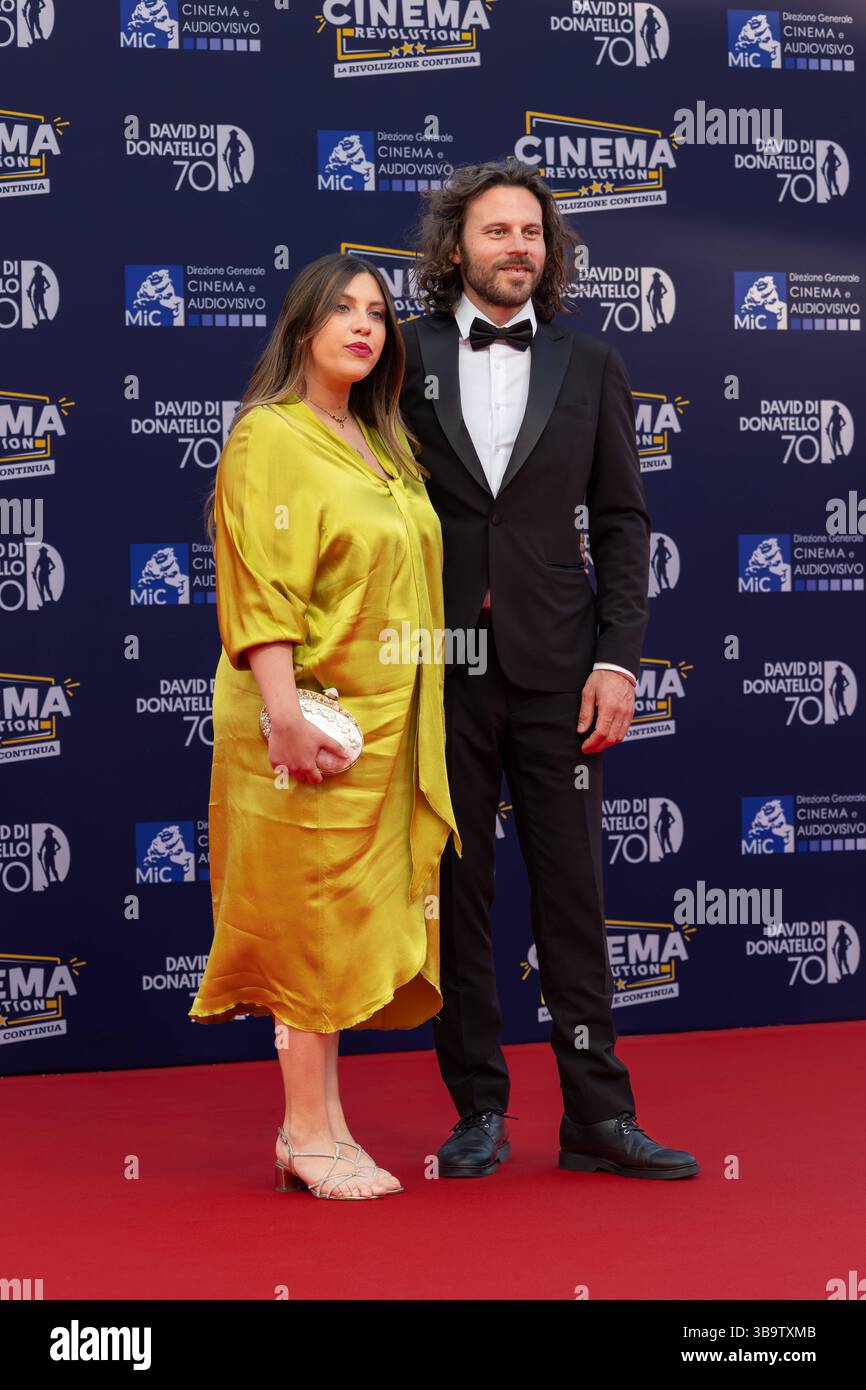 ITA: 70th David Di Donatello - Red Carpet Rome, Italy - May 7, 2025 ...