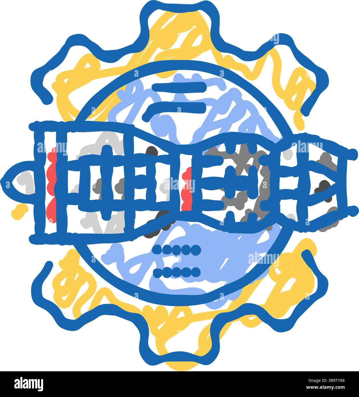 Factory worker aerospace industry Stock Vector Images - Alamy