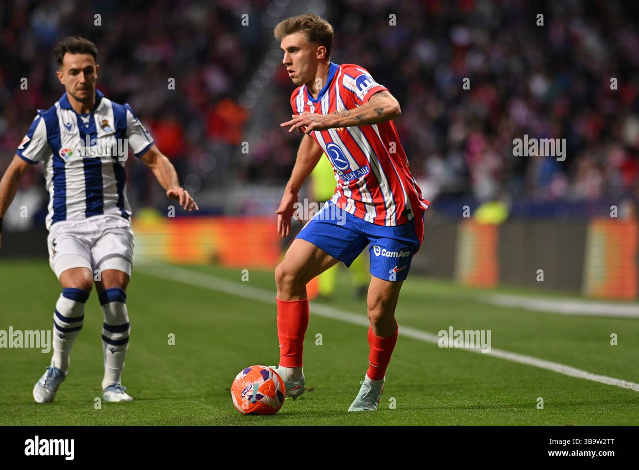 May 10, 2025, Madrid, Madrid, Spain: 8 PABLO BARRIOS RIVAS of Club AtlÃ ...