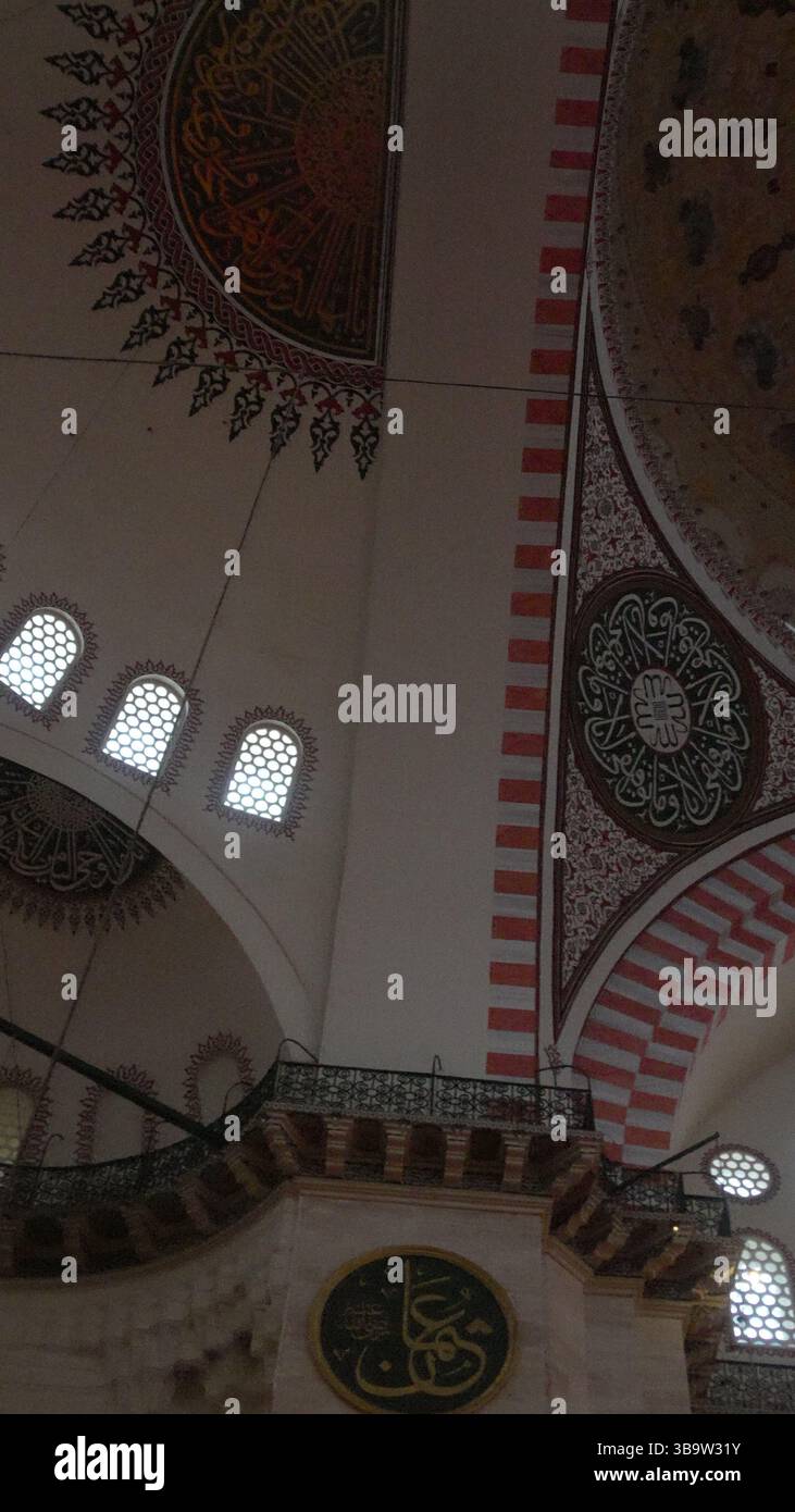 Mosque Dome Interior, Istanbul Turkey, Ottoman Architecture: intricate ...