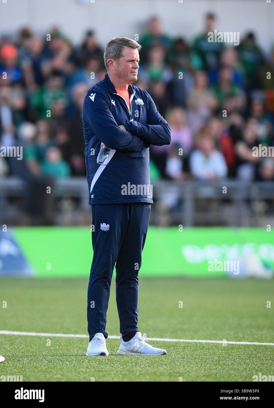 Galway, Ireland. 10th May, 2025. Edinburgh Rugby Head Coach, Sean ...