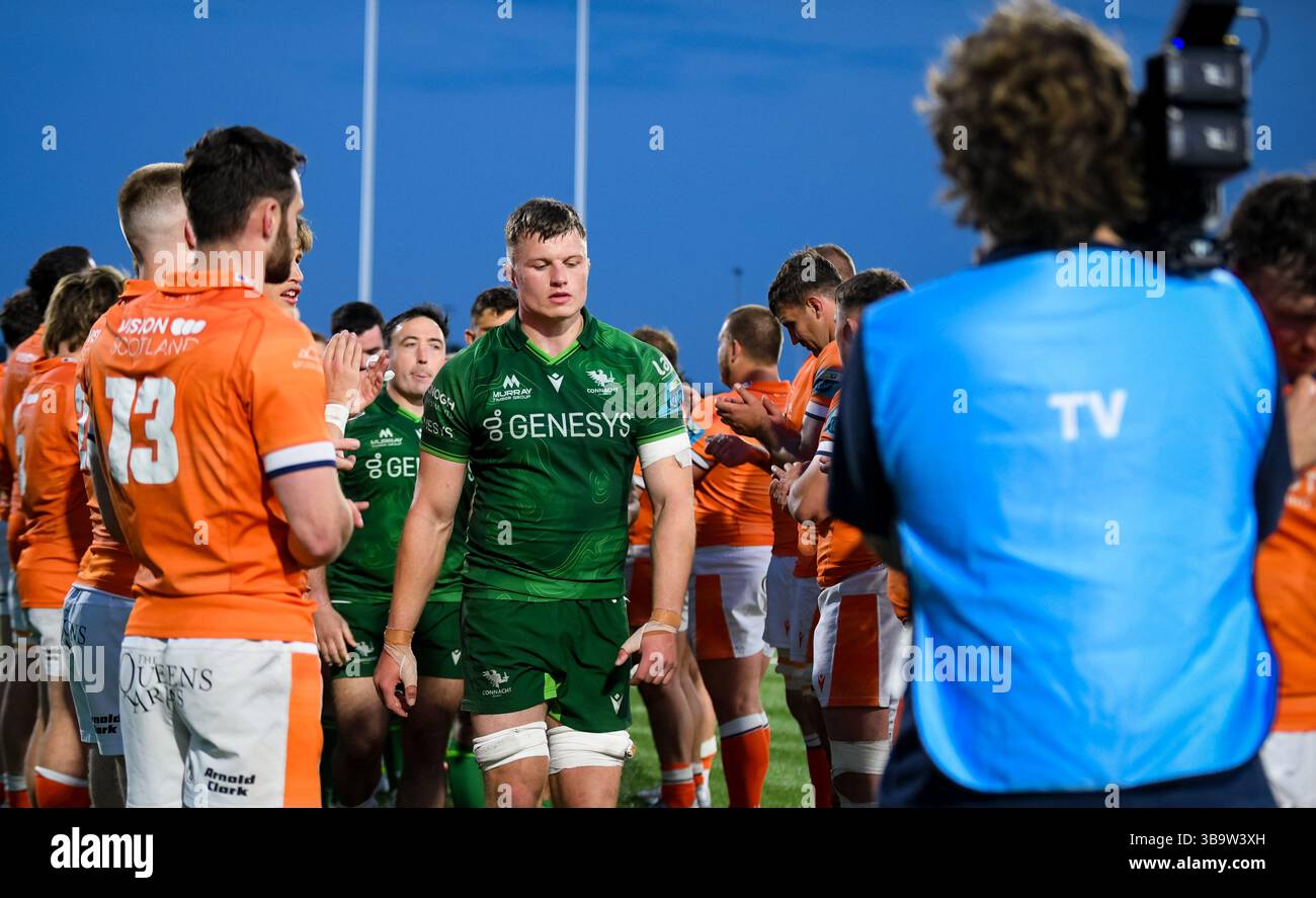 Galway, Ireland. 10th May, 2025. Connacht team captain Cian Prendergast ...