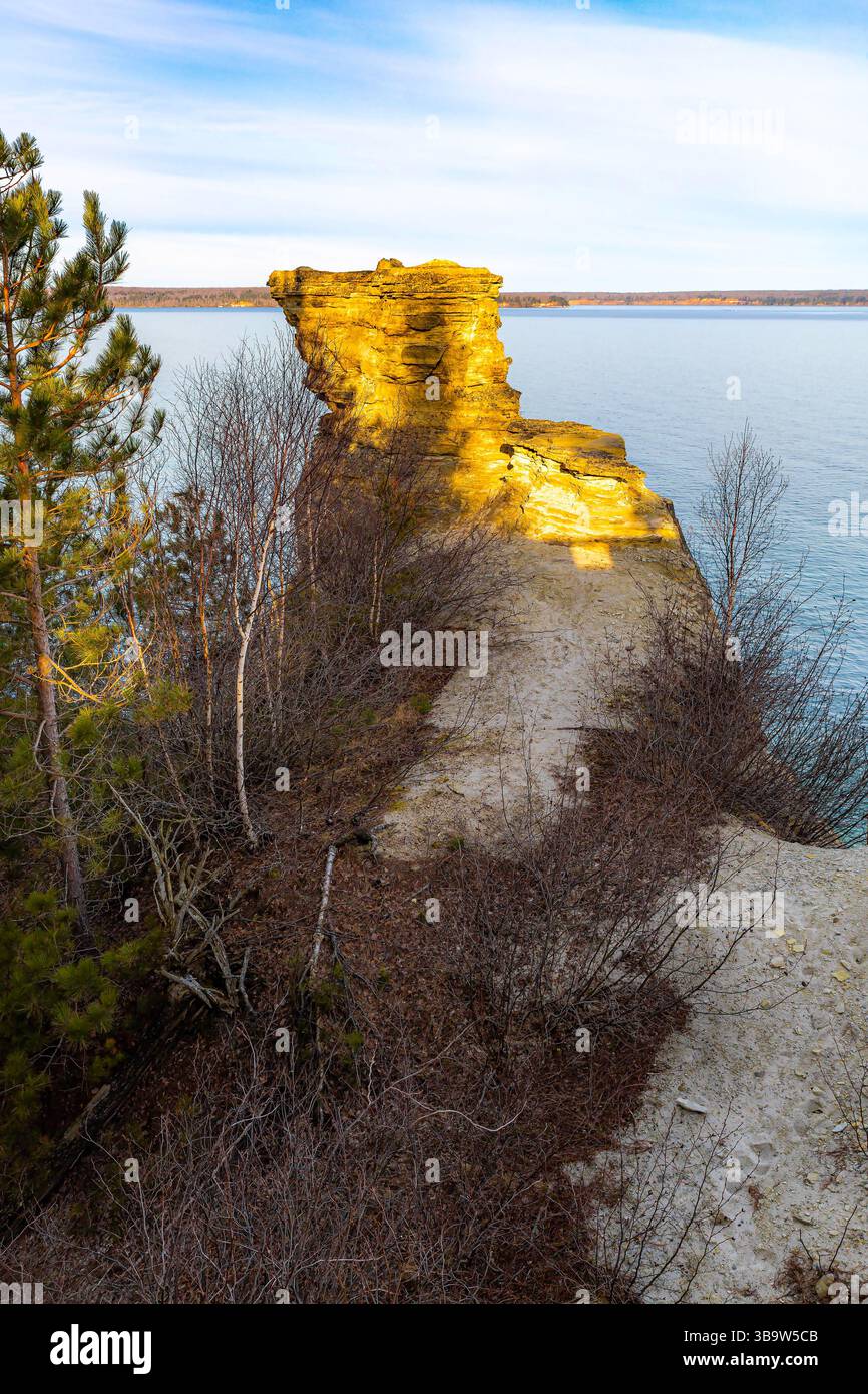 Photo of Miners Castle Rock at Pictured Rocks National Lakeshore ...