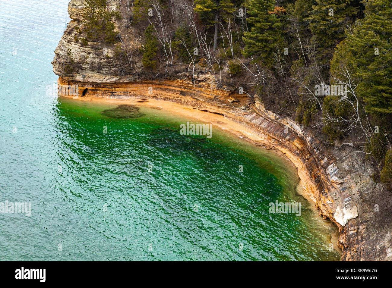 Photo of Miners Castle Rock at Pictured Rocks National Lakeshore ...