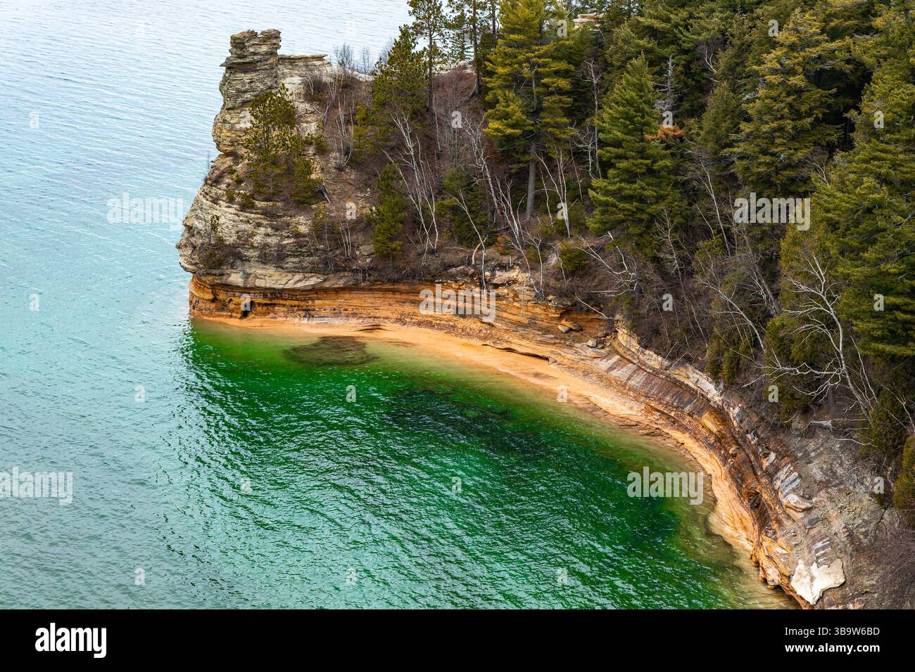 Photo of Miners Castle Rock at Pictured Rocks National Lakeshore ...