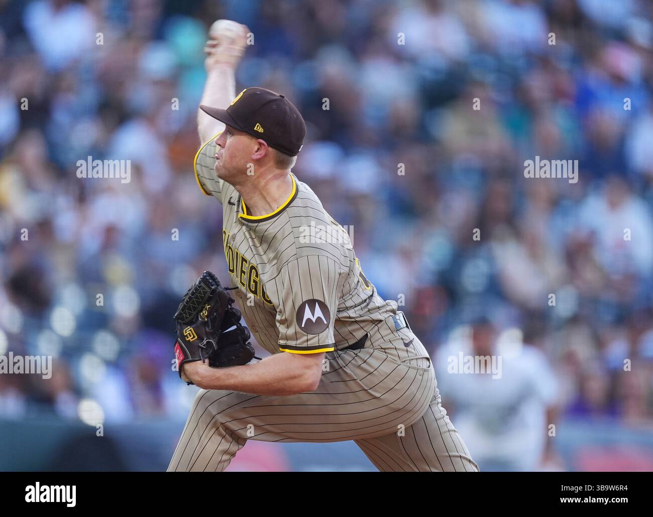 San Diego Padres starting pitcher Stephen Kolek works against the ...