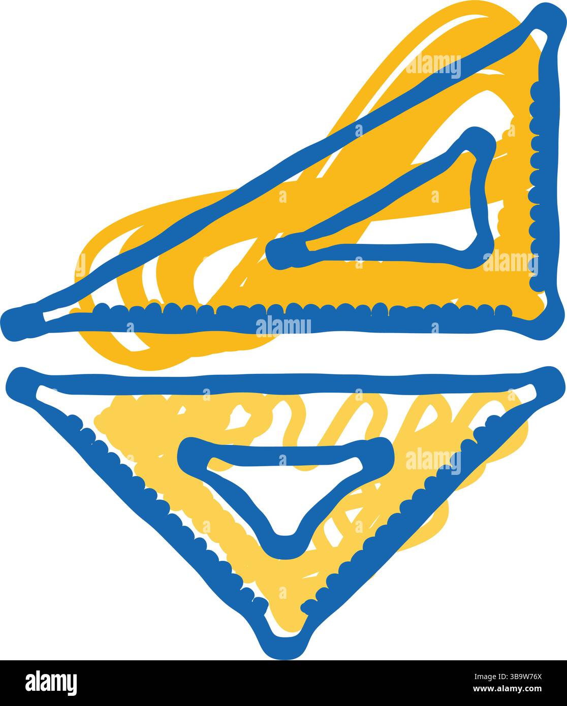 drafting triangle architectural drafter icon doodle illustration Stock ...