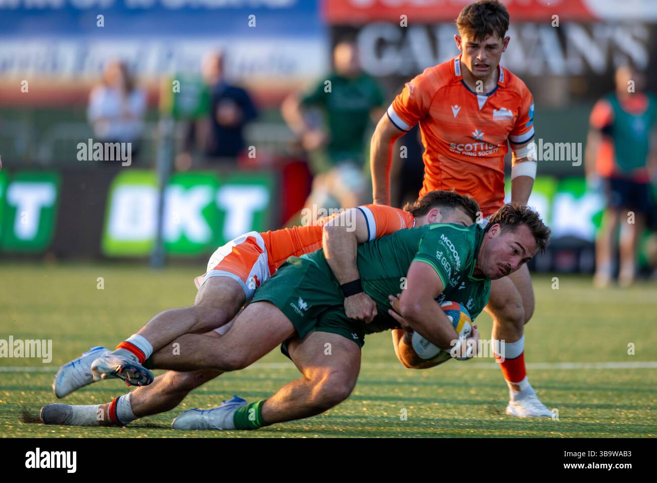 Galway, Ireland. 11th May, 2025. Shayne Bolton of Connacht with the ...