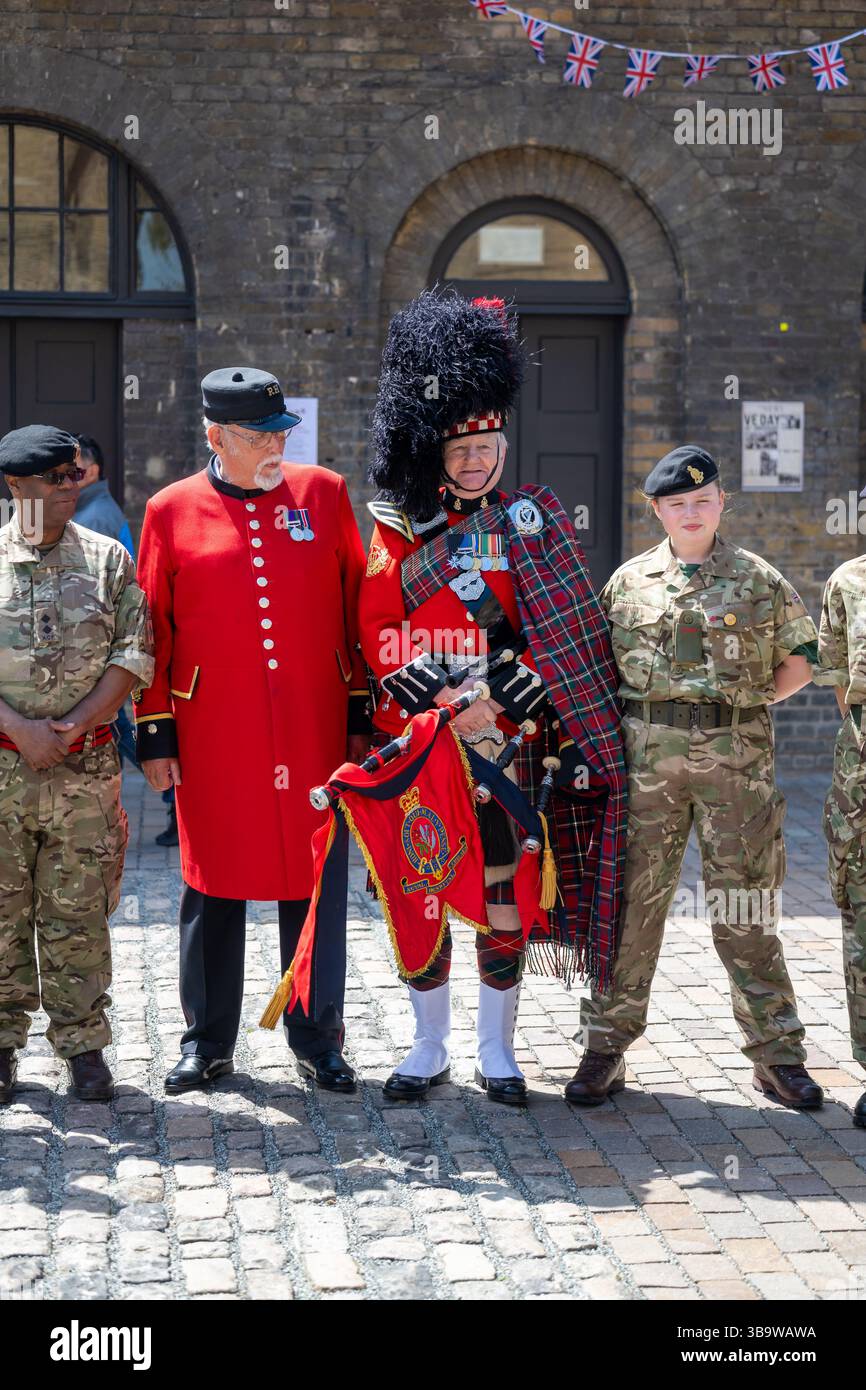 London, UK, 10th May 2025, Honouring and remembering those who fell ...