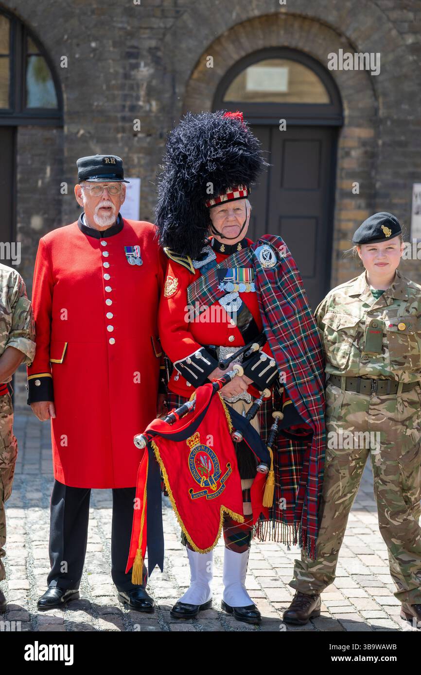 London, UK, 10th May 2025, Honouring and remembering those who fell ...
