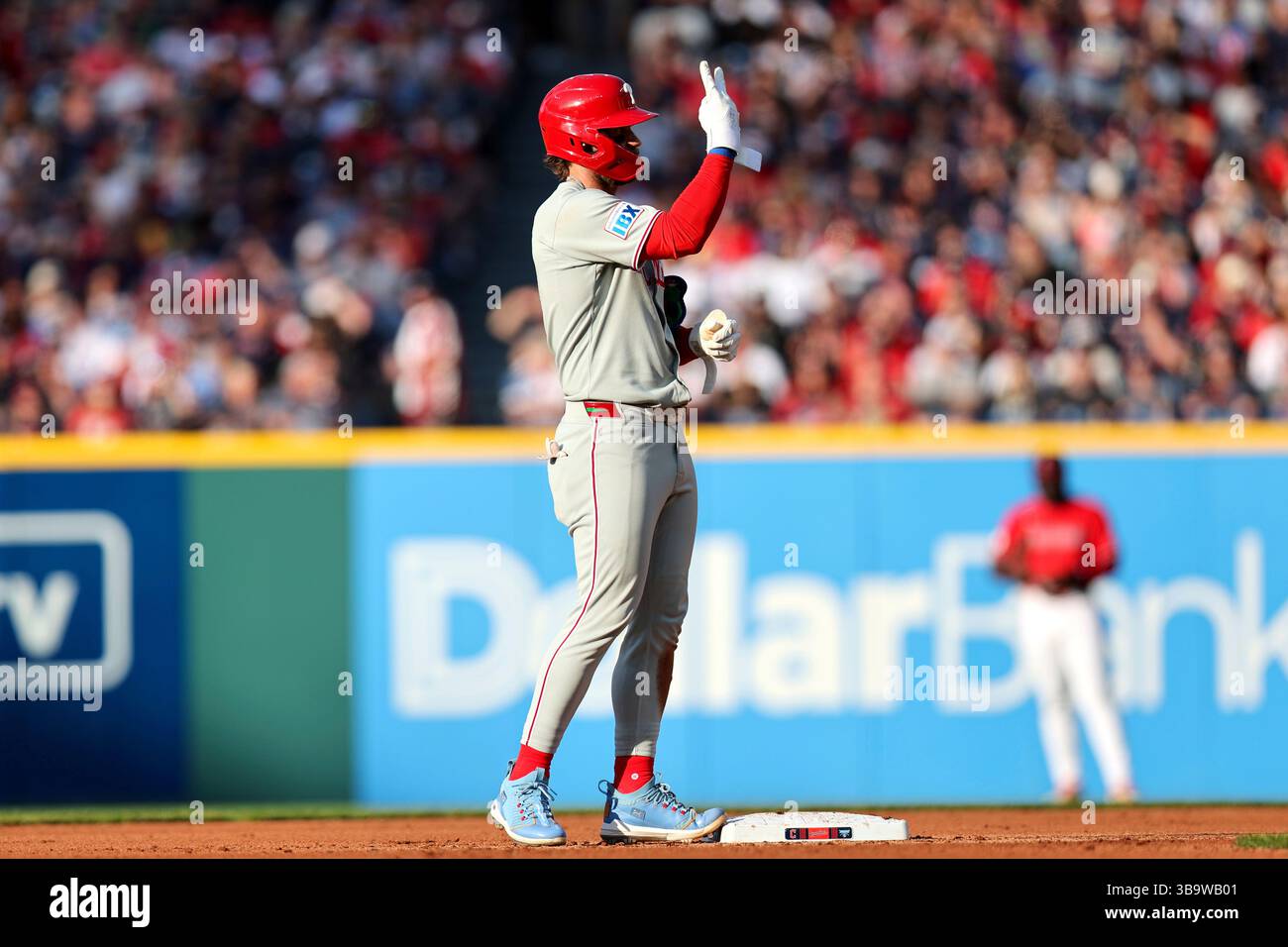 CLEVELAND, OH - MAY 10: Philadelphia Phillies first baseman Bryce ...