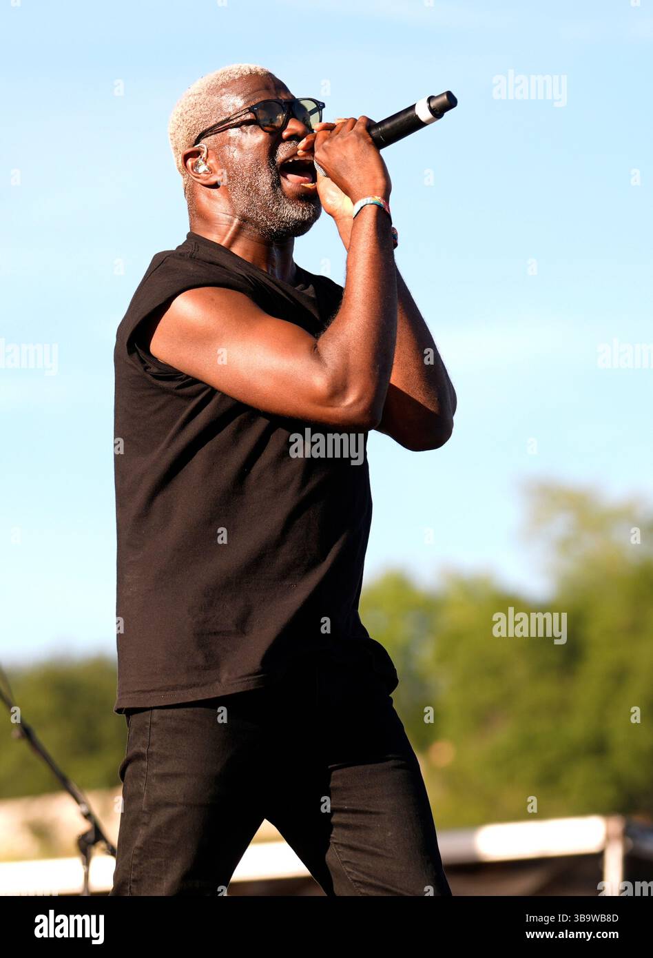 Tunde Adebimpe of TV on the Radio performs during the Just Like Heaven ...