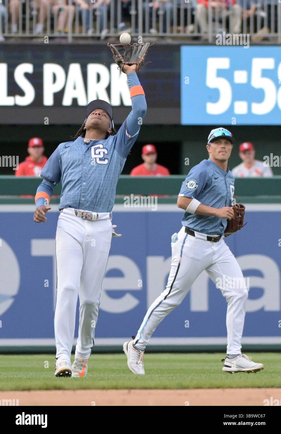 WASHINGTON, DC - MAY 10: Washington Nationals shortstop CJ Abrams (5 ...