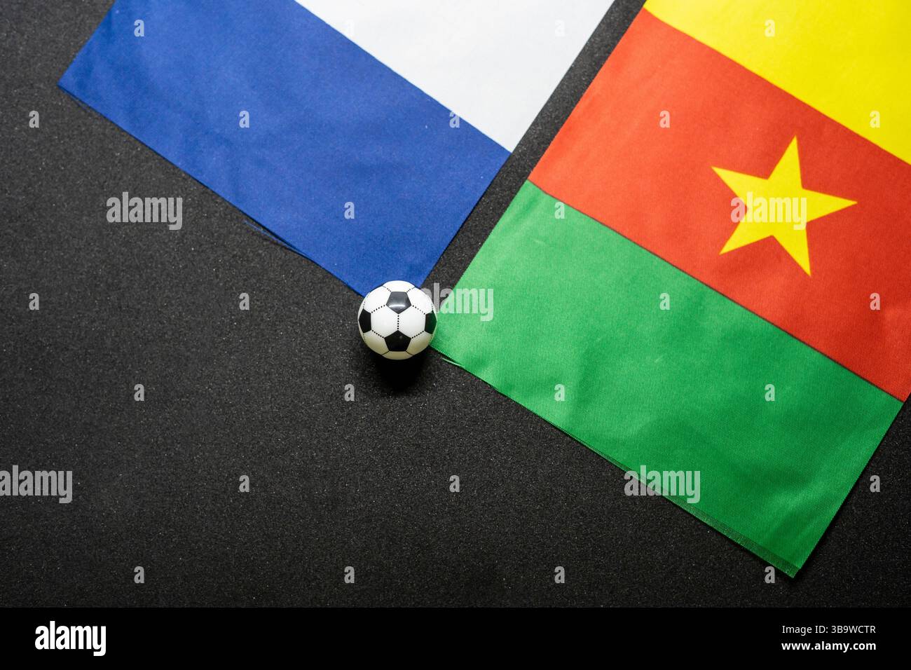 France vs Cameroon, Football match with national flags Stock Photo - Alamy